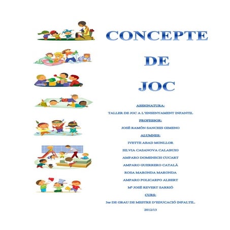 CONCEPTE DE JOC | PDF