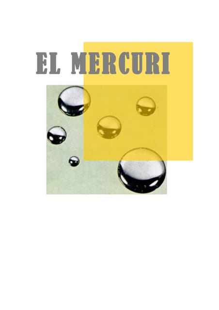 EL MERCURI | PPTX