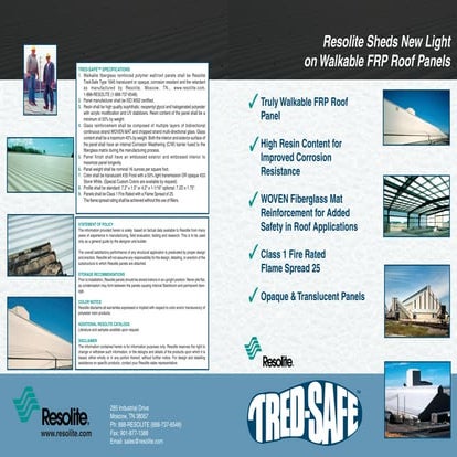 Tred Safe Product Brochure | PDF