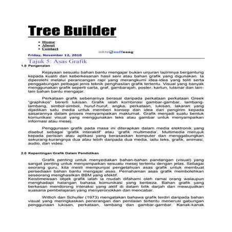 Tree builder | PDF