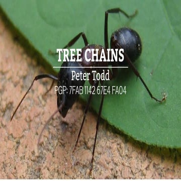 Treechains presentation | PPT