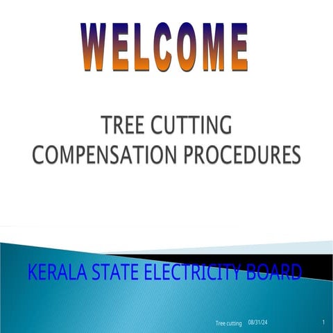 Tree Cut Compensation for infrastructure | PPT