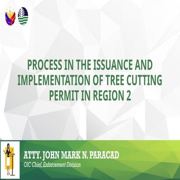 Process in the Issuance and Implementation of Tree cutting Permit 705 ...
