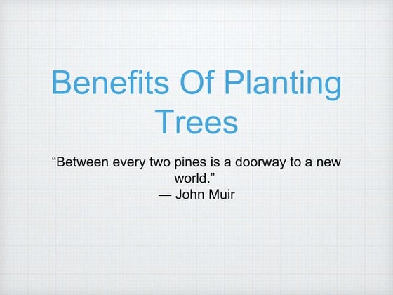 Tree plantation | PPT