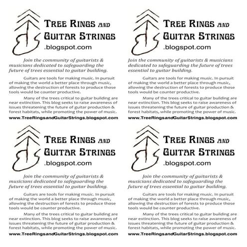 Tree Rings and Guitar Strings flyer | PDF