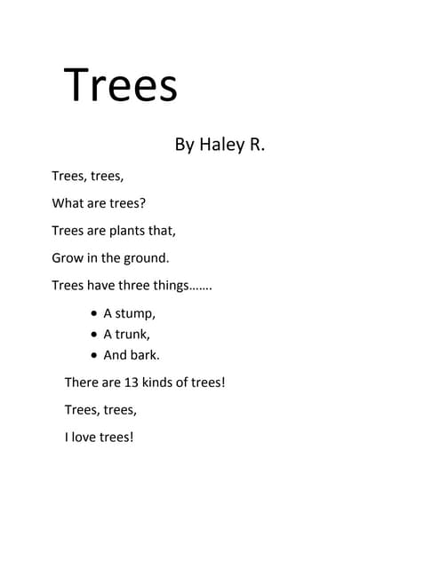 Once upon a tree | DOCX