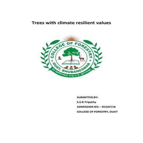 Trees for climate resilience | DOCX