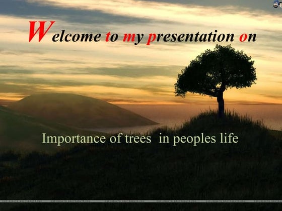 Save tree | PPT