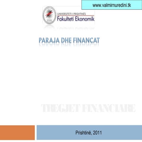 Tregjet financiare (1) | PPT