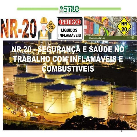 Treinamento NR 20 - Líquidos e Combustíveis Inflamáveis | PDF