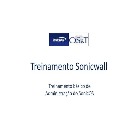 Treinamento Sonicwall | PPSX