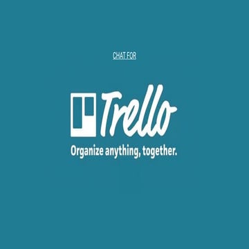 Trello Chat | PDF | Email | Internet