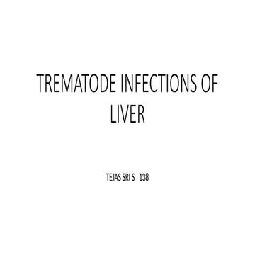 THE TREMATODE INFECTIONS OF THE LIVER.pptx