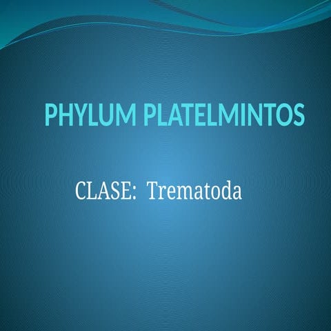 Bunostomum trigonocephalum | PPTX