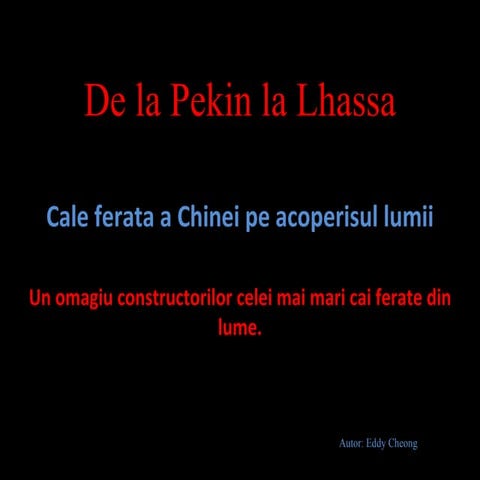 prezentare despre china, Istorie, Geografie, Viata cotidiana | PDF