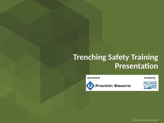 Excavation Safety Training Module 1 | PPT | First Aid | Injuries