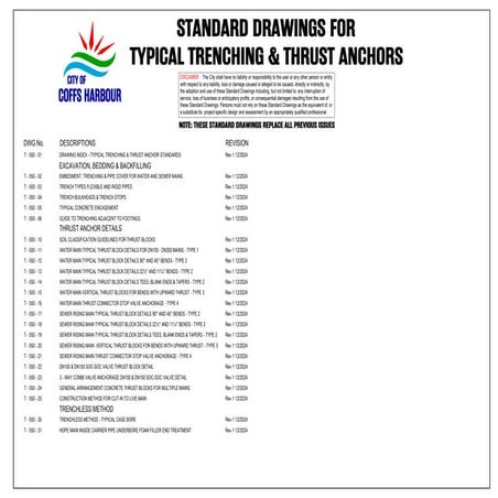 trenching-standard-drawings procedure rev | PDF