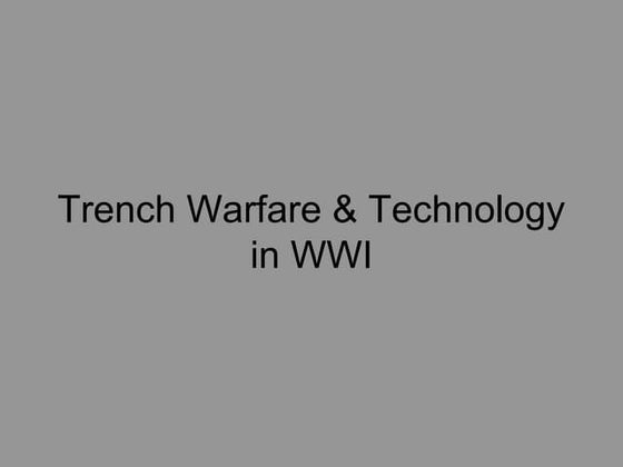 Wwi technology auto | PPT