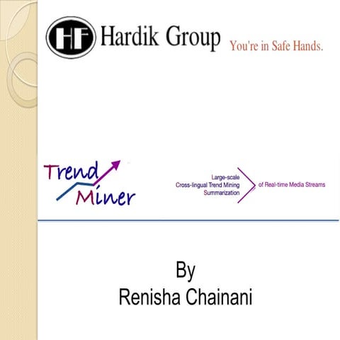 Renisha Chainani presentations