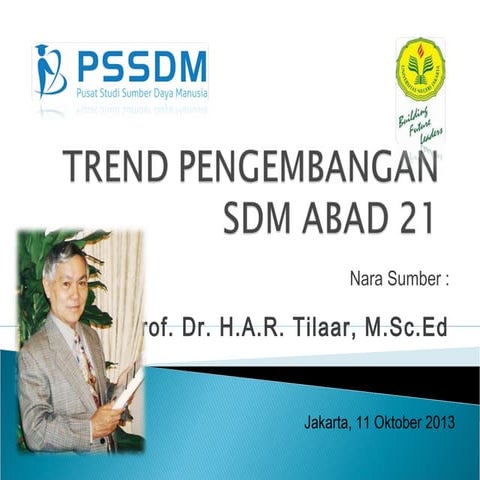 Trend Pengembangan SDM Abad 21 | PPT