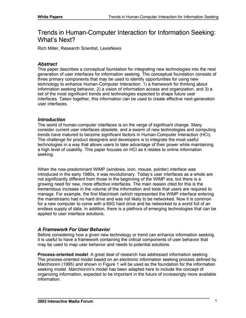A Stage-Based Model of Personal Informatics Systems (Handout) | PDF ...
