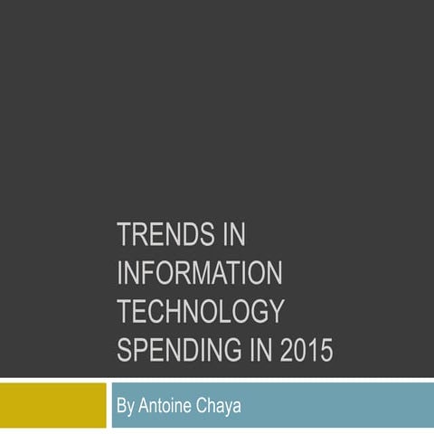 Emerging Trends in Information Technology | PDF