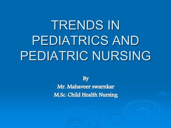 INTRODUCTION TO CHILD HEALTH | PPT