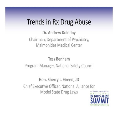 The Opioid Analgesic Epidemic: How it Happened | PPTX