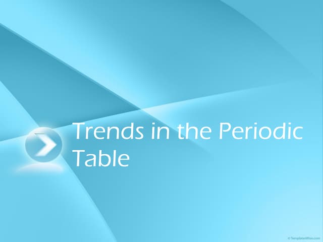 Periodic table-families | PPT