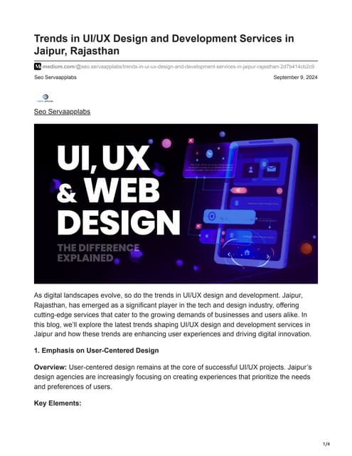 India's New Wave in UI/UX Design and Web Development | PDF | Internet | Computing