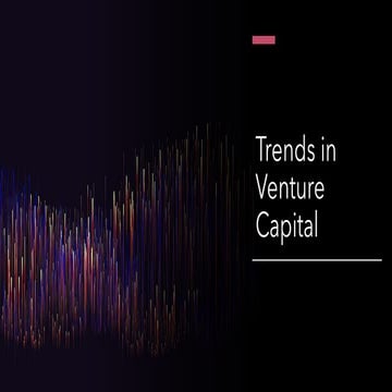 Trends in Venture Capital | PDF