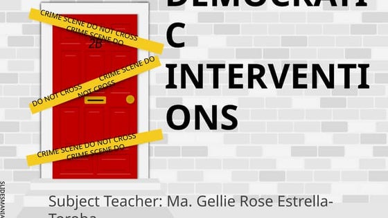 Democracy: democratic practices in Philippines | PPTX
