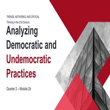Trends Quarter 2b – Module 2 Analyzing Democratic and Profile.pptx