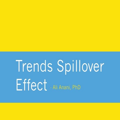 Trends spillover effect | PDF | Business and Finance