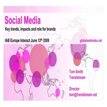 Social Media: Key Trends, Impacts And Role For Brands | PDF