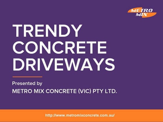 Metromix Concrete, Concrete service provider at Victoria