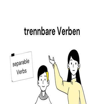 Understanding Separable Verbs in German: Usage and Examples | PDF
