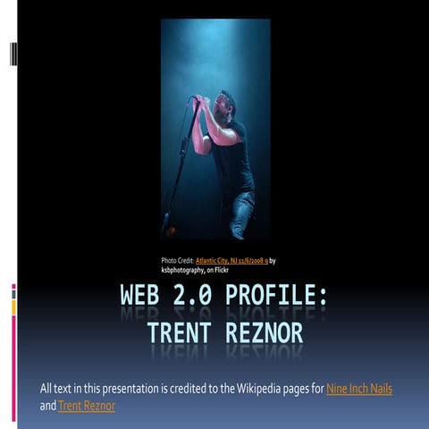 Trent Reznor presentation | PPTX