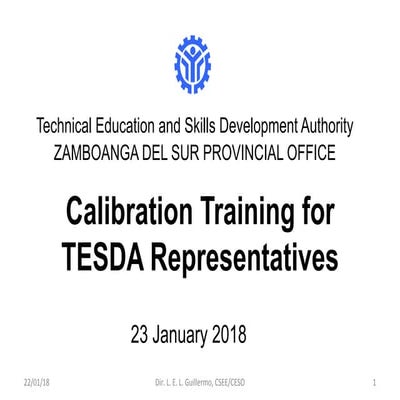 T rep calibration training handout copy | PDF