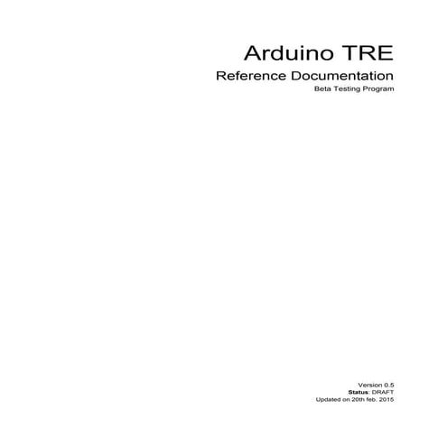 Arduino Tre Reference Pdf 