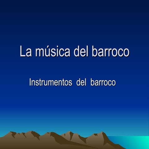 Tres instrumentos | PPT