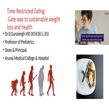 TIME RESTRICTED EATING : GATEWAY TO SUSTAINABLE WEIGHT LOSS AND HEALTH.pptx