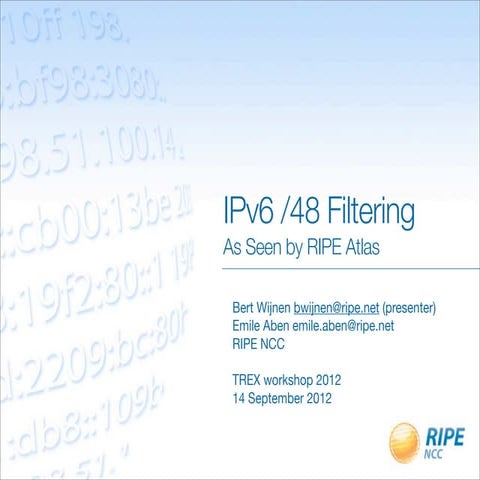 IPv6 /48 Filtering | PDF
