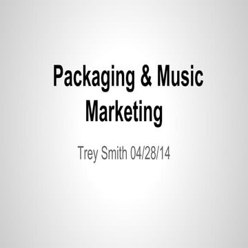 History of Music Packaging | PPTX