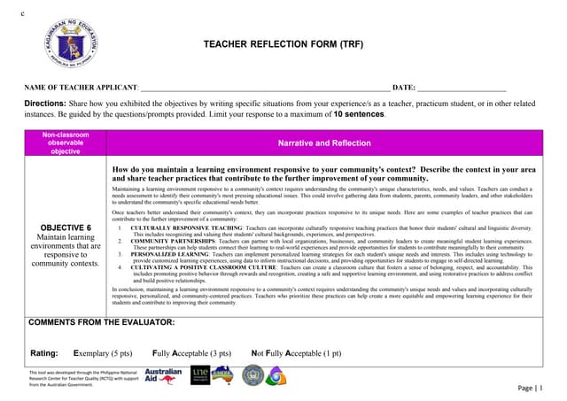 TEACHER REFLECTION FORM (2).docx