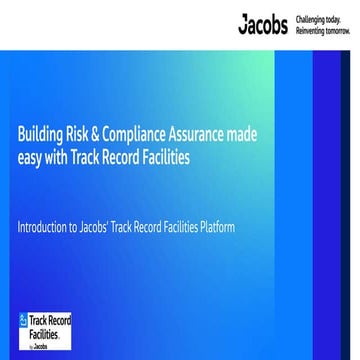 Jacobs Track Records Facilities | PPTX