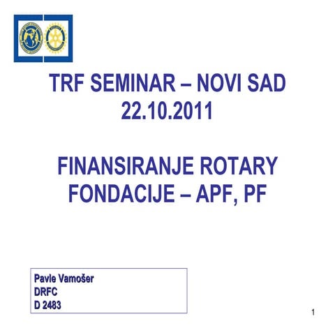 Trf ns 22.10.11fin | PPT