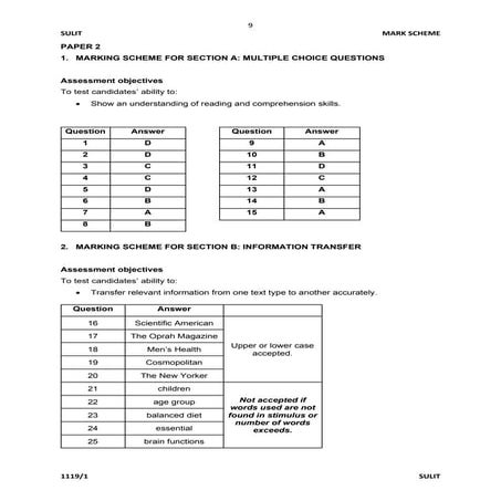 Trganu schema trial 2020 section a b c | PDF