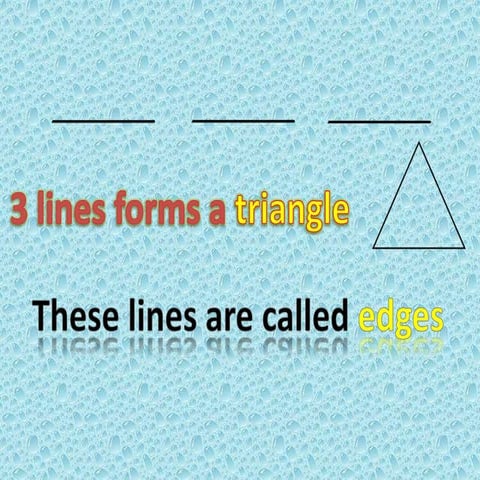 3 Lines Forms a Triangle | PPT