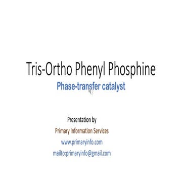 Tri ortho-phenyl-phosphine | PDF